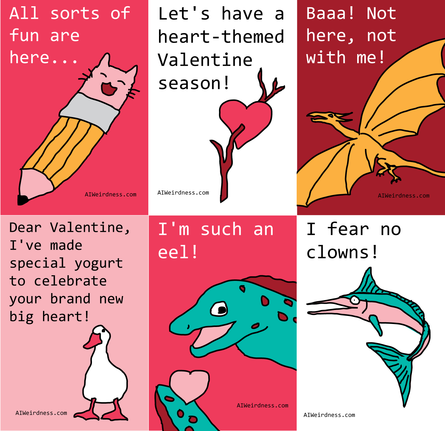 AI-generated Valentine's Cards