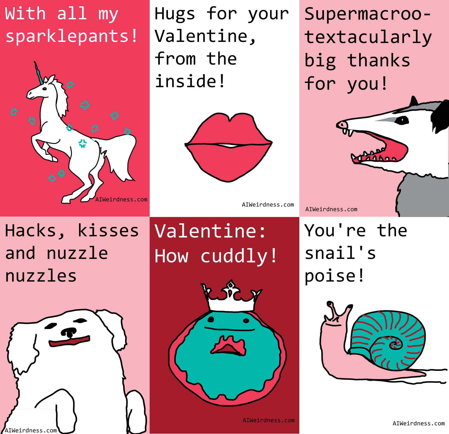 AI-generated Valentine's Cards
