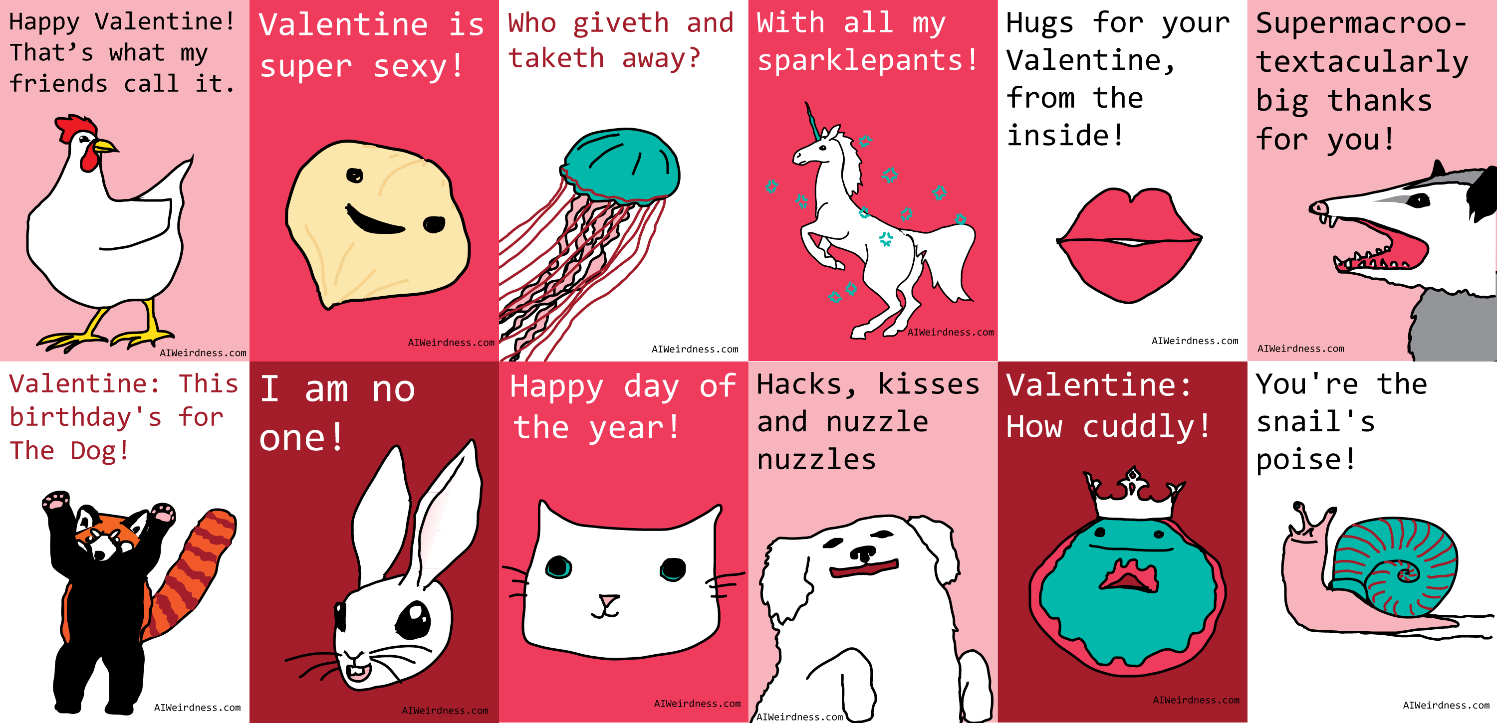 AI-generated Valentine's Cards