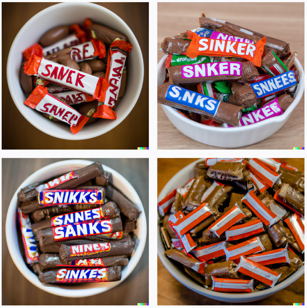 AI generated halloween candy